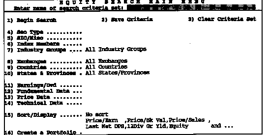Instructions for using Bloomberg